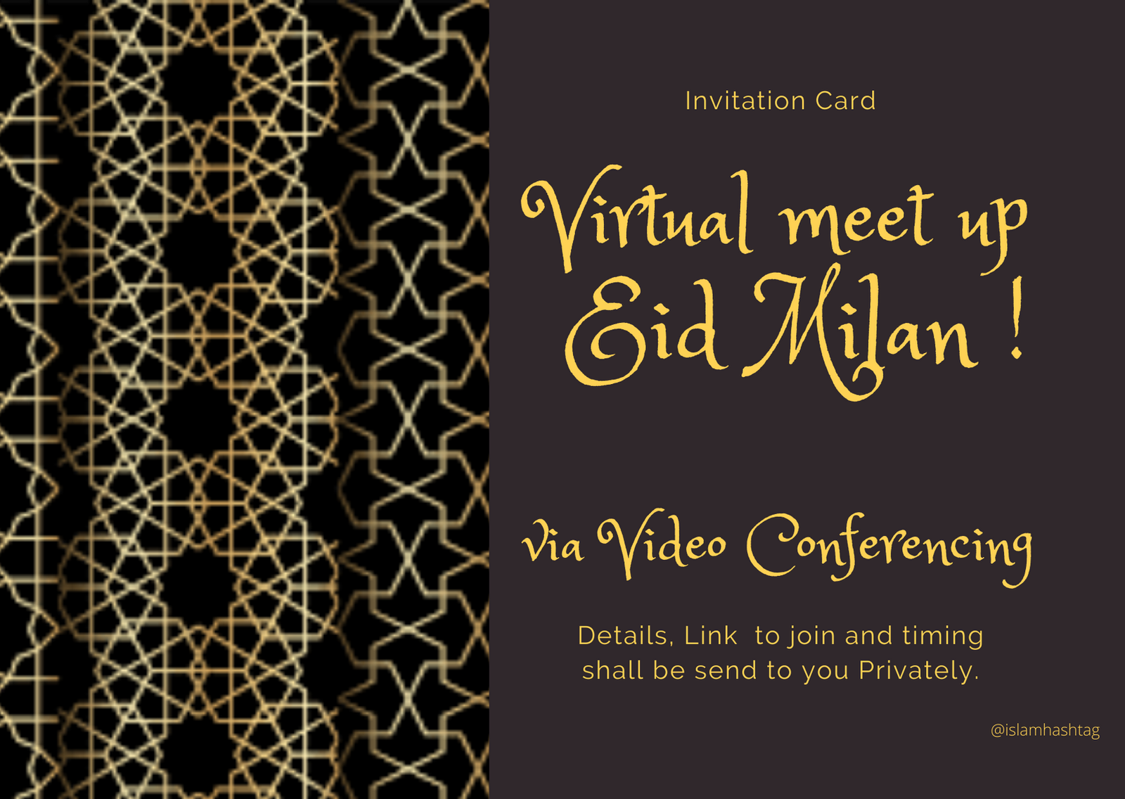 Eid-milan-greeting - Islam Hashtag