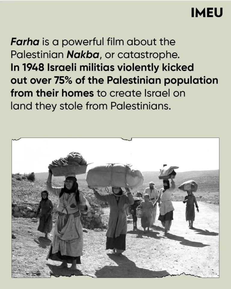 Why Are Palestinians Defending Movie “Farha” Following An Israeli ...